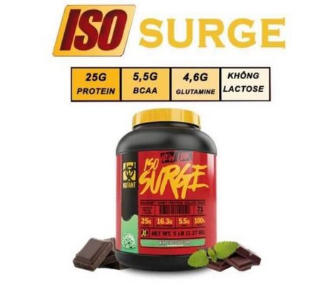Mutant ISO Surge 5lbs - Đỉnh cao của hương vị + Tặng kèm quà