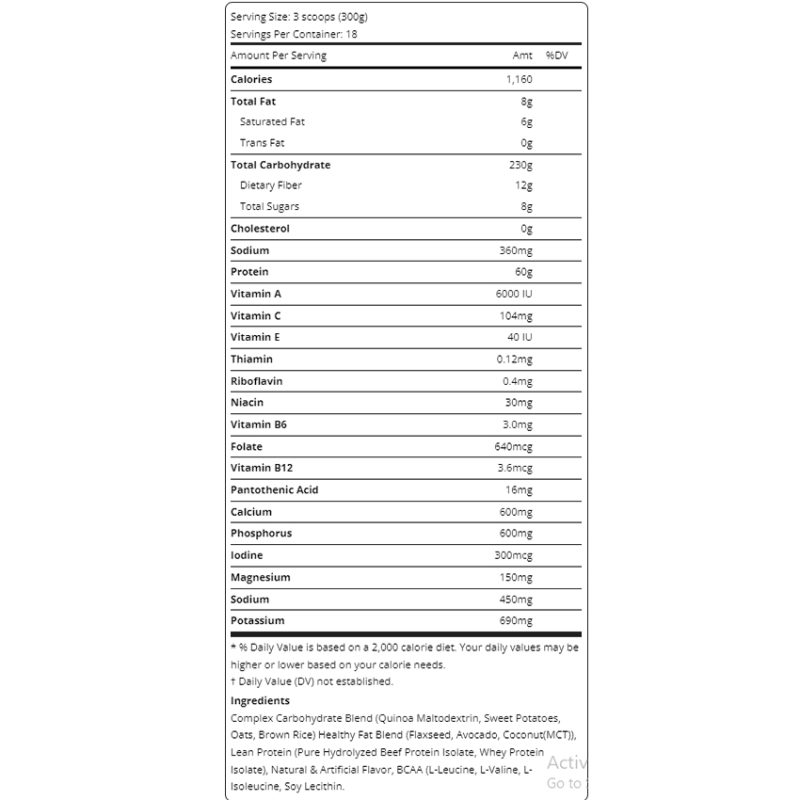 Z Nutrition Isolate Mass Gainer 12lbs (5,5kg) - Tăng cân tanwgc ơ nạc